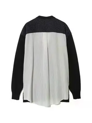 Undercover Panelled Polka-dot Cardigan
