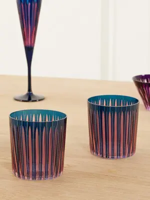 L'Objet Prism Set Of Four Glass Tumblers