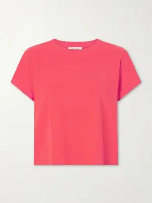 AGOLDE AGOLDE Adine Cropped Organic Cotton-Jersey T-Shirt