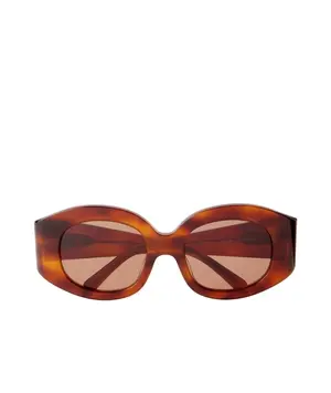 Matteau Eclipse Round Frame Sunglasses - Tortoiseshell