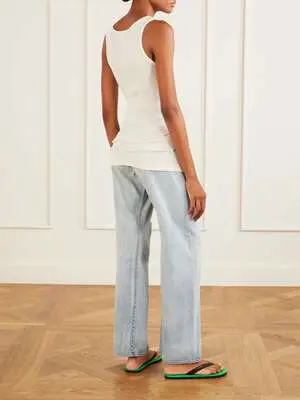 Auralee Ribbed Cotton Tank