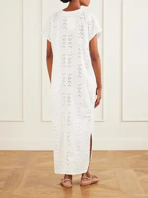 Tove Yuna Embroidered Midi Dress