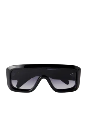 JACQUES MARIE MAGE Pausa Oversized Acetate Sunglasses - Black