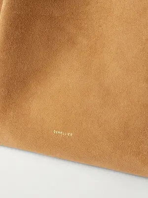 DEMELLIER The New York Suede Tote With Leather Trim