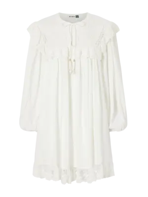 RIXO RIXO Inez Floral-Embroidered Cotton Mini Dress