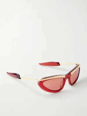 Bottega Veneta Cat-eye Sunglasses - Red