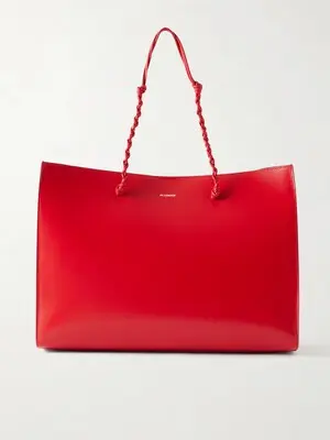 JIL SANDER Large Tangle Leather Tote