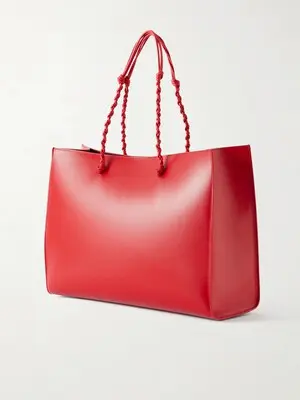JIL SANDER Large Tangle Leather Tote