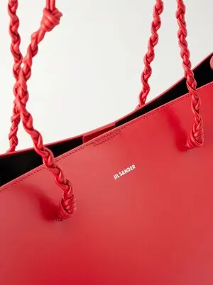 JIL SANDER Large Tangle Leather Tote