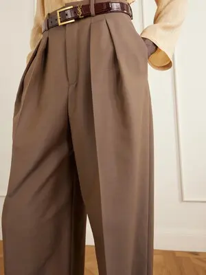 Saint Laurent Wool-blend Tailored Trousers