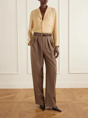 Saint Laurent Wool-blend Tailored Trousers