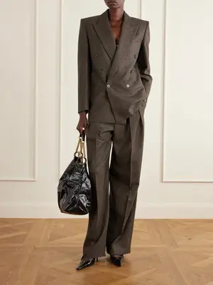 Saint Laurent Hortense Leather Shoulder Bag