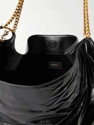 Saint Laurent Hortense Leather Shoulder Bag