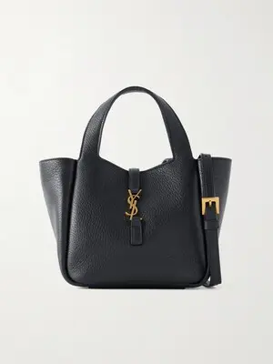 Saint Laurent Le 5 À 7 Bea Baby Leather Shoulder Bag - Black