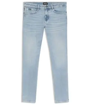 BOSS Delaware Slim-fit Jeans In Stretch Denim - Blue