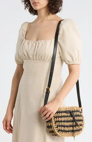 Rag & Bone River Raffia Crossbody Bag