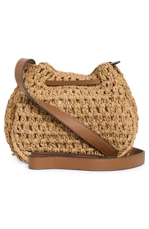 Rag & Bone River Raffia Crossbody Bag - Natural