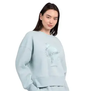 STARTER Cream Boston Celtics Pastel Boxy Sweatshirt - Mint