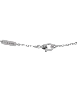 VAN CLEEF & ARPELS Two Butterfly Pendant Necklace 18k Gold And Diamonds, 17