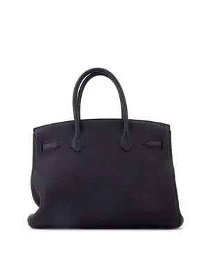 Hermès Birkin 30 Handbag Black Togo With Gold Hardware - Noir