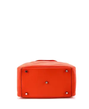 Hermès 30 Lindy Bag Clemence - Orange