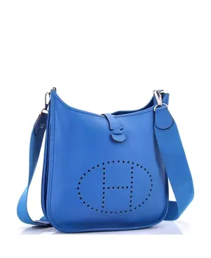 Hermès Pm Evelyne Bag Gen Iii Clemence - Blue