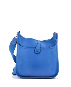 Hermès Pm Evelyne Bag Gen Iii Clemence - Blue