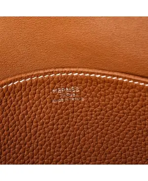 Hermès 31 Halzan Bag Clemence - Brown
