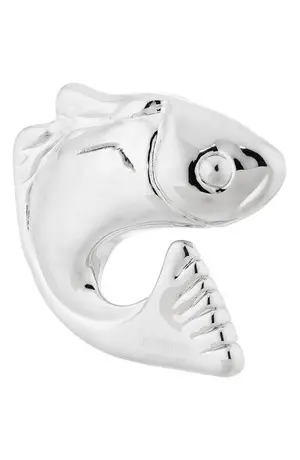 Jacquemus Le Poisson" Stud Earrings - Silver 980