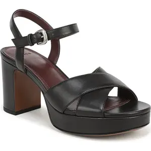 Vince Vince Ericka Ankle Strap Platform Sandal Black