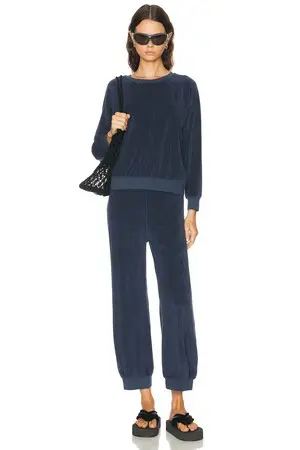 Suzie Kondi Terry Sweatshirt - Navy