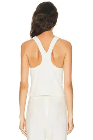Suzie Kondi Tia Racerback Tank Top - Ivory