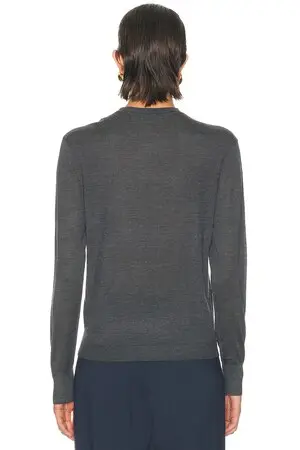Renggli Cream Crewneck Sweater - Graphite