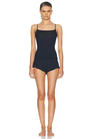 NEGATIVE UNDERWEAR Whipped Cami Top - Navy