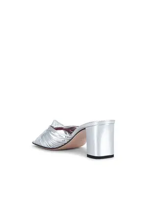 Valentino Garavani Annet Slide Sandal - Argento