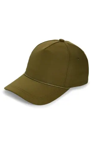 Nordstrom Cord Trim Baseball Cap Olive