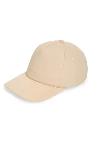 Nordstrom Cord Trim Baseball Cap Sand