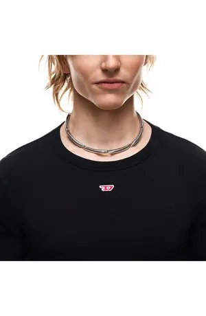 DIESEL® Elongated Link Chain Necklace