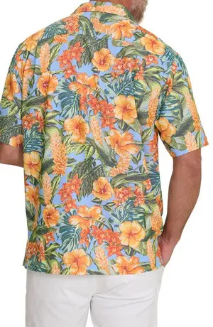 Tommy Bahama Coast Ease Golden Garden Short Sleeve Button-up Shirt