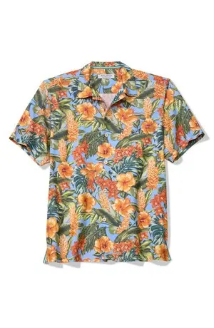 Tommy Bahama Coast Ease Golden Garden Short Sleeve Button-up Shirt
