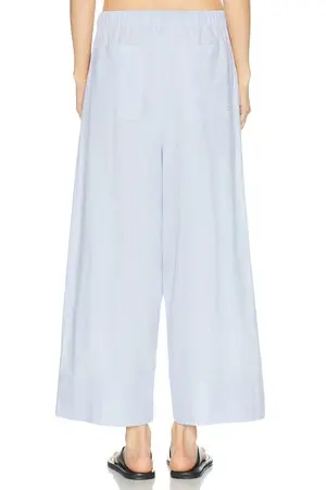 TOTEME Wide Leg Linen Pants - Sky