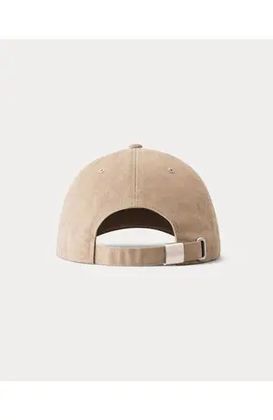 FORTELA Chino Cotton Baseball Cap With Embroidered Logo - Brown