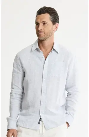 Men's Linen Button Down Shirts