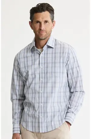 JACHS Hayati Cotton Button-down Shirt - Grey