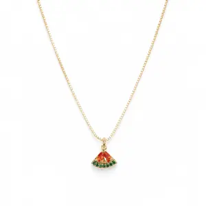 IVY & PEARL CO. The Qalqilya Watermelon Necklace