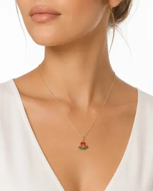 IVY & PEARL CO. The Qalqilya Watermelon Necklace