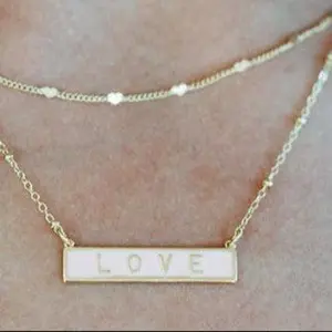 IVY & PEARL CO. Layered Heart Chain Necklace