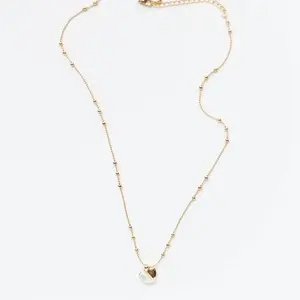 IVY & PEARL CO. Serene Pendant Necklace In Filled - Gold