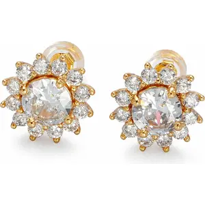 IVY & PEARL CO. The Aurelia Soleil Studs By - Gold