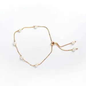 IVY & PEARL CO. Langley Pearl Bracelet - Gold